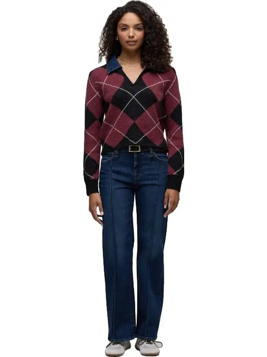 Hudson Jeans Rosie Pintuck Wide Leg Ankle Jeans - Electric Light