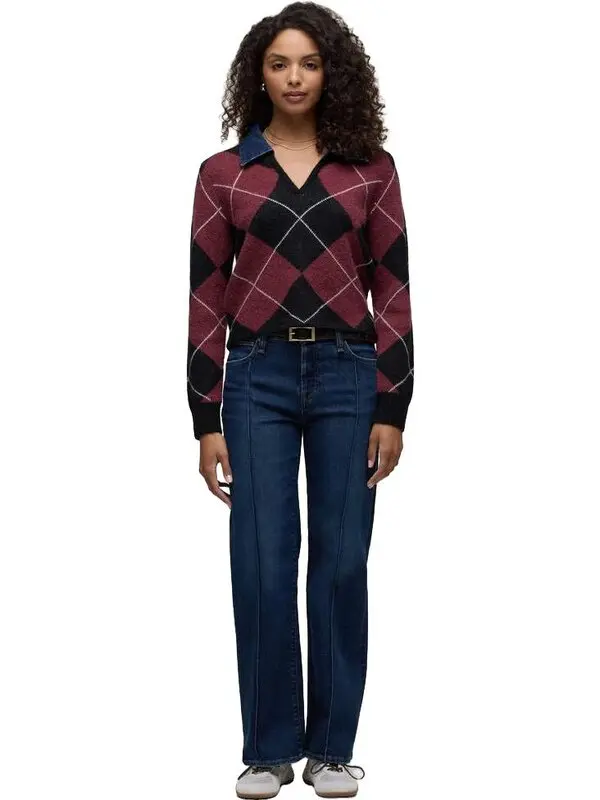 Hudson Jeans Rosie Pintuck Wide Leg Ankle Jeans - Electric Light