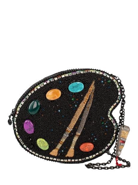 MARY FRANCES ACCESSORIES Brushstrokes - Black
