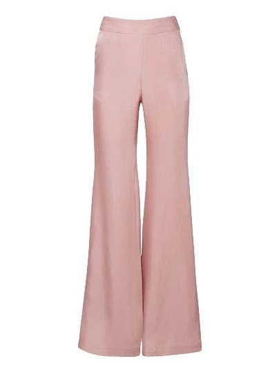 FLEUR DU MAL Luxe Twill Flare Pant - Tan