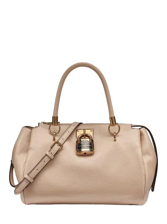 Karl Lagerfeld Paris Maelynn Satchel - White Pepper