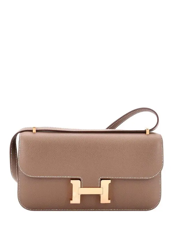 Hermès Constance Elan Nm Bag Epsom 25 - Grey