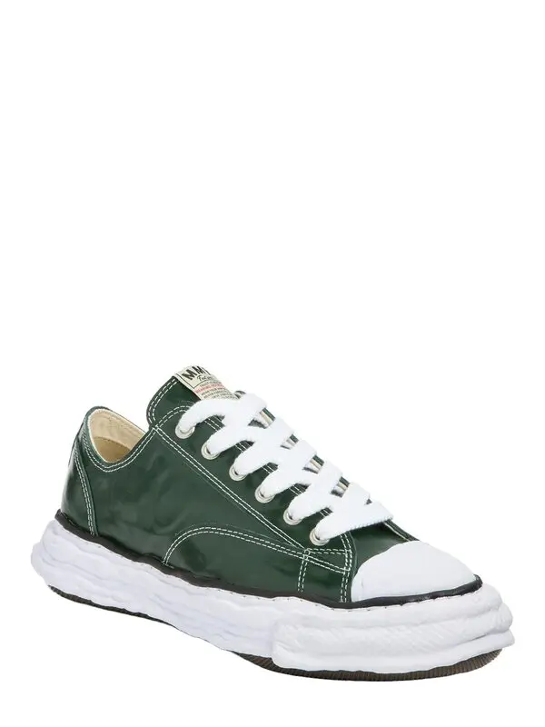Mihara Yasuhiro Peterson 23 Wrinkled Leather Sneaker - Green