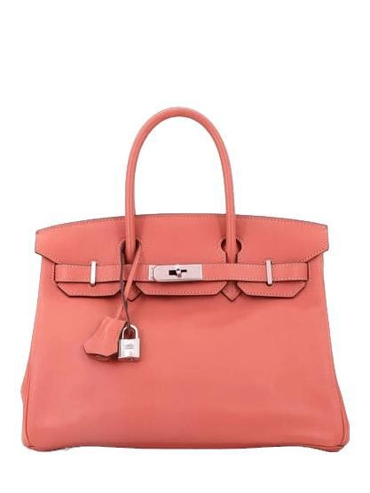 Hermès Birkin Handbag Pink Swift With Palladium Hardware 30 - Red
