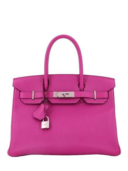 Hermès Birkin Handbag Epsom With Palladium Hardware 30 - Pink