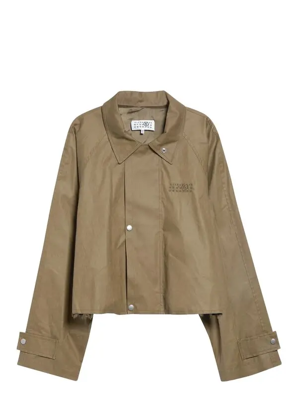 MAISON MARGIELA Cropped Sports Jacket - Khaki