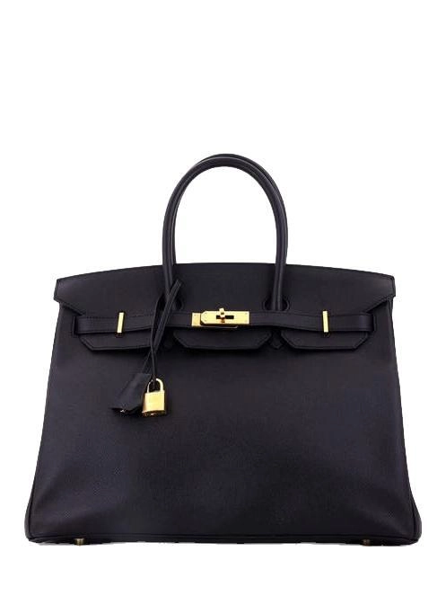 Hermès Birkin Handbag Epsom With Gold Hardware 35 - Black