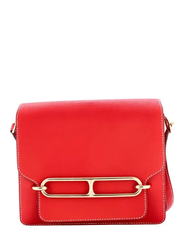 Hermès Roulis Bag Clemence 23 - Red