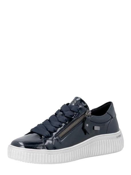 REMONTE Levke 07 Faux Leather Platform Sneakers - Mare