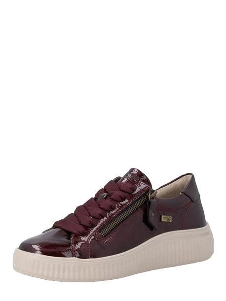 REMONTE Levke 07 Faux Leather Sneaker - Wine