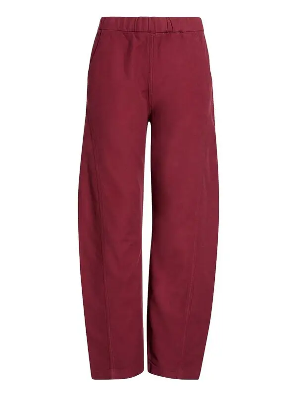Marine Layer Jessie Barrel Leg Pants - Crimson