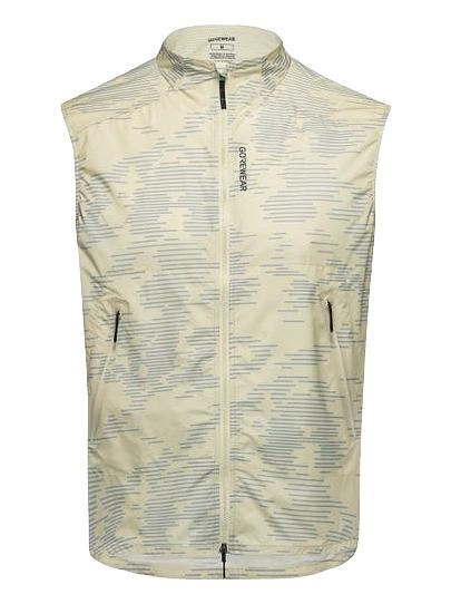 GOREWEAR Concurve Electro Windbreaker Vest - Crushed_tech Beige/lab Gray