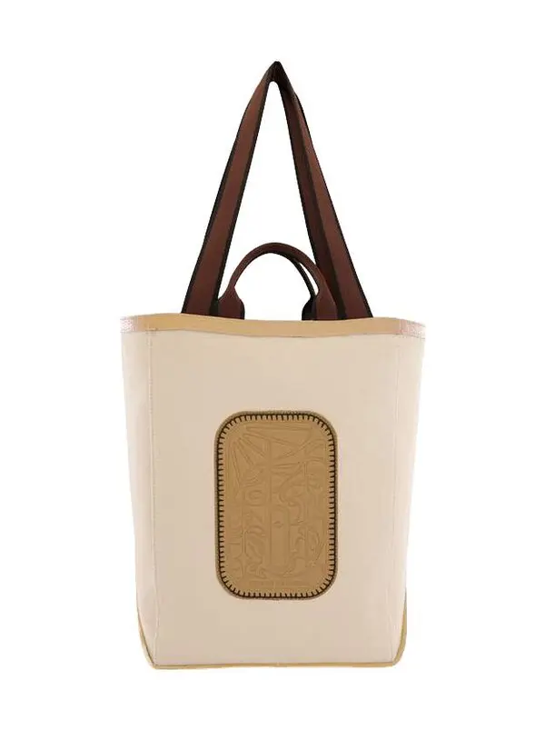 BEHNO Maison Canvas Tote - Sand/bisque