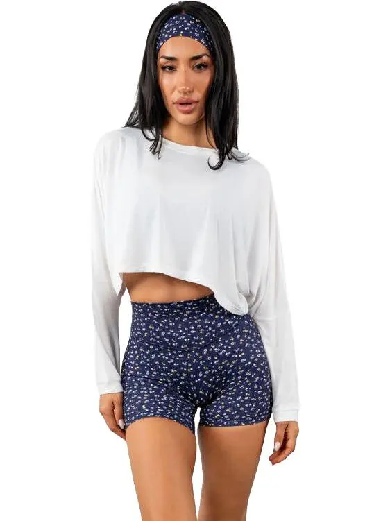 VITALITY Flow Crop Long Sleeve - Snow