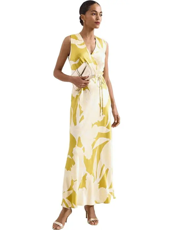PHASE EIGHT Paula Floral Maxi Dress - Yellow