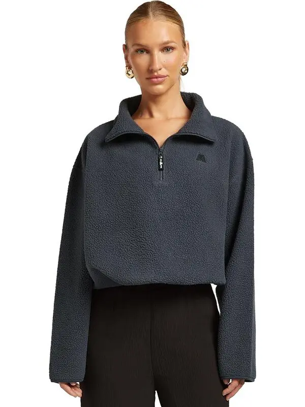 4TH ARQ Phoenix Half-zip Fleece Sweatshirt - Slate