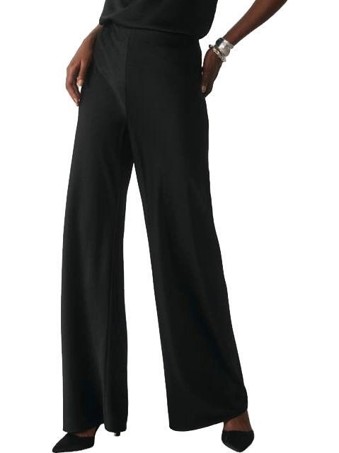 The Fold Lucena High Rise Wide Leg Trousers - Black