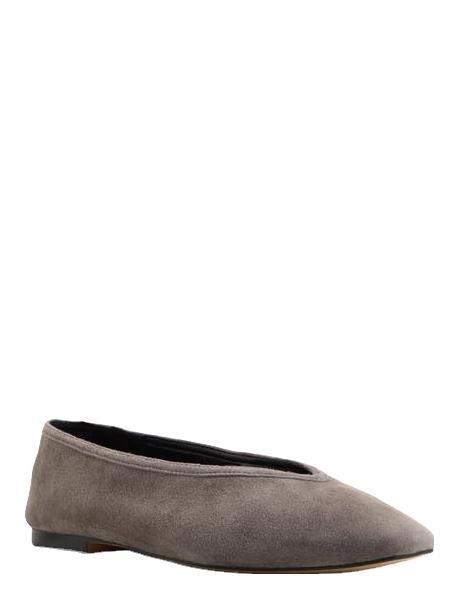 Aldo Ayrah Leather Flat - Medium Grey