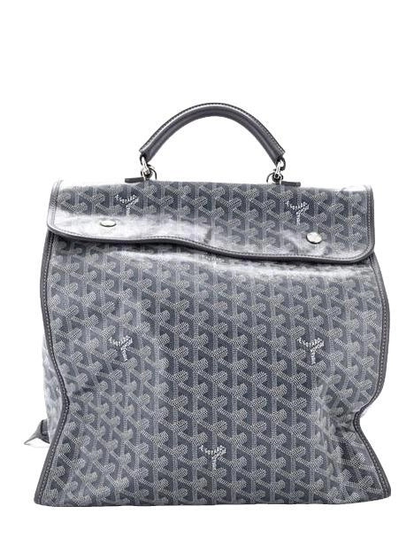 Goyard Saint Leger Briefcase Backpack Coated Canvas - Grey
