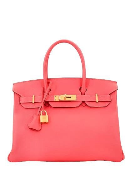 Hermès Birkin Handbag Epsom With Gold Hardware 30 - Red