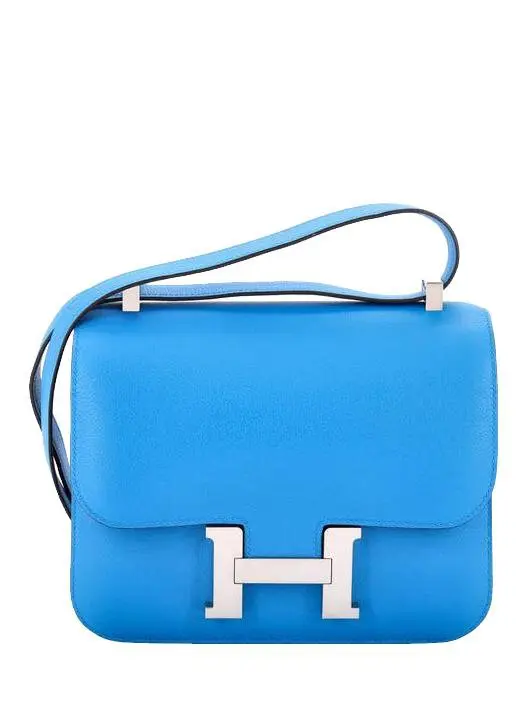 Hermès Constance Bag Evercolor 24 - Blue