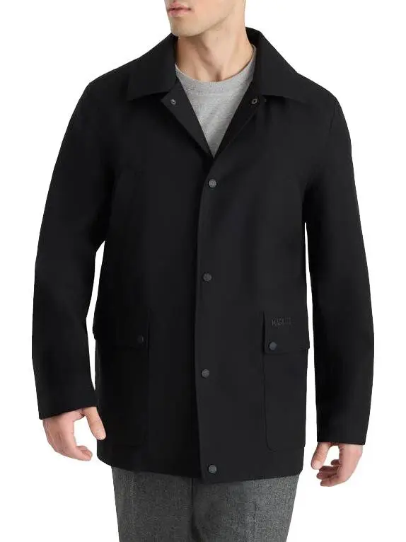 Mackage Alec 3-in-1 Short Balmacaan Coat With Removable Down Liner - Black