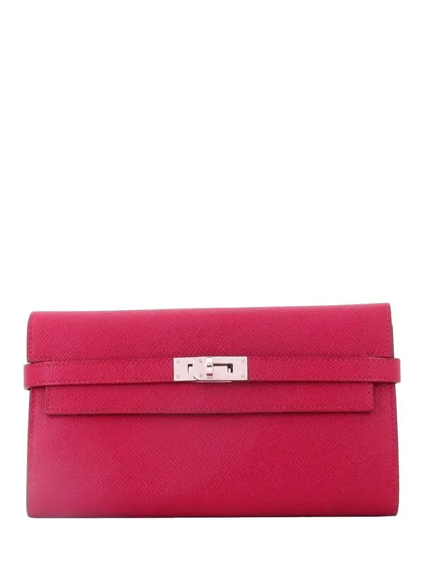 Hermès Kelly Wallet Epsom Long - Red