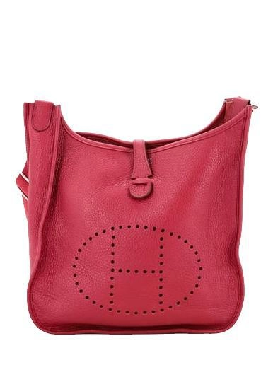 Hermès Evelyne Bag Gen Iii Clemence Pm - Red