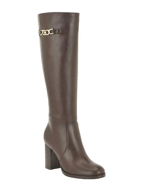 Tommy Hilfiger Poura Knee High Boot - Dark Brown