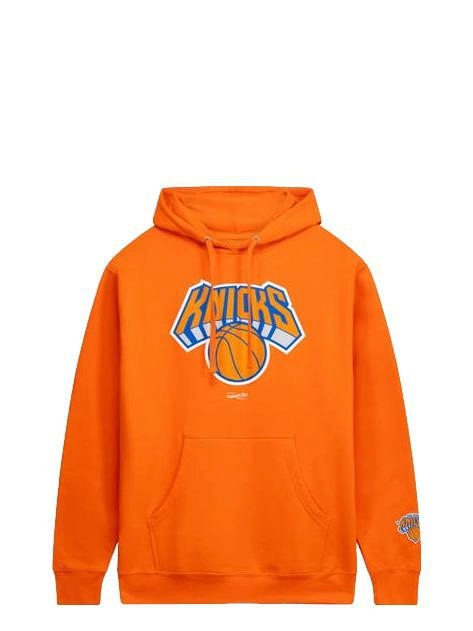 Mitchell & Ness New York Knicks Fleece Hoodie - Orange