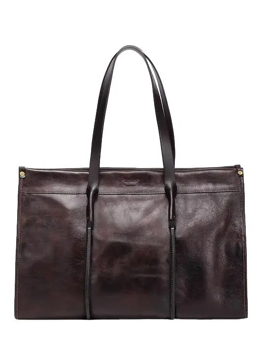 OLD TREND Fern Genuine Leather Spacious Heritage Weekender - Brown