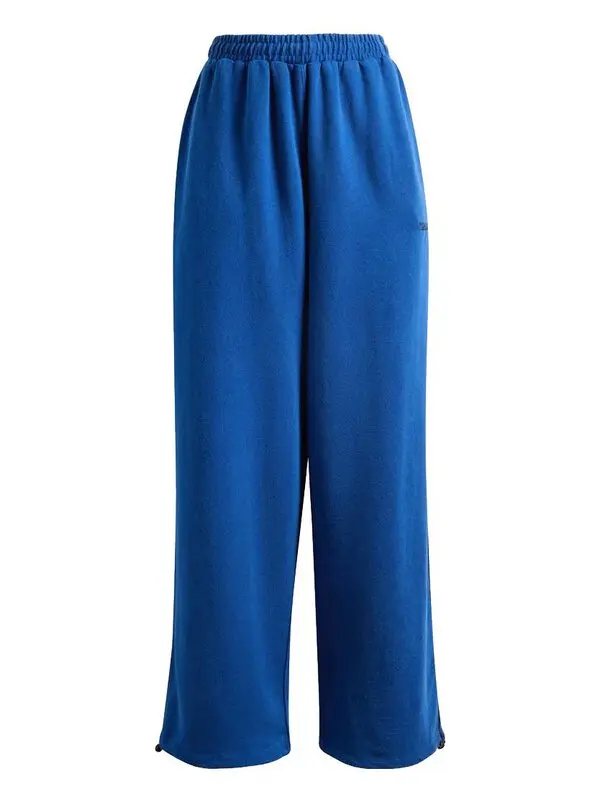 IETS FRANS If Harri Wide Leg Joggers - Cobalt