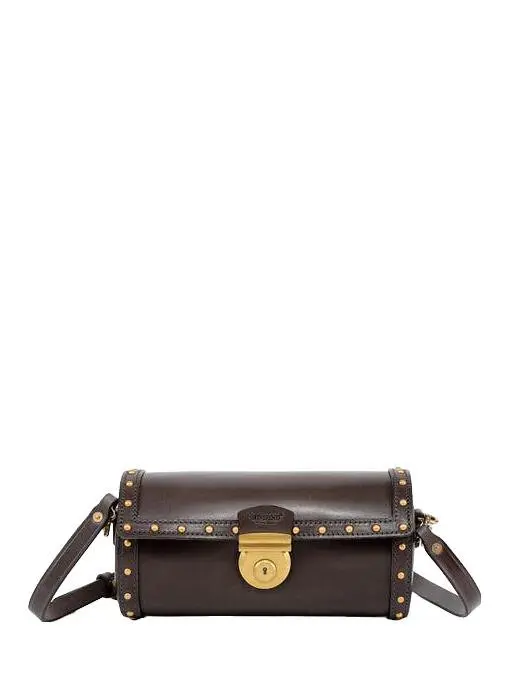 OLD TREND Oranda Genuine Leather Structured Barrel Bag - Slate