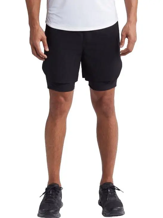 ASRV Aerotex Hybrid Liner Shorts - Black/black