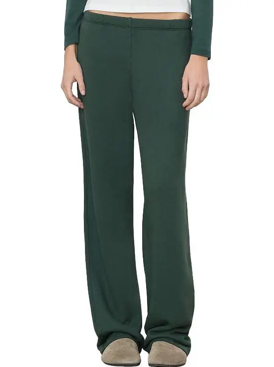 Eterne Oversized Wide Leg Sweatpants - Forest