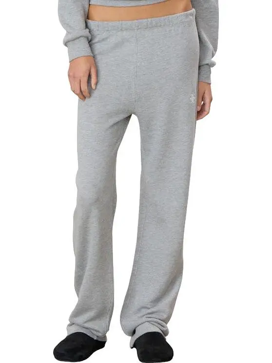 Eterne Straight Leg Sweatpants - Heather Grey