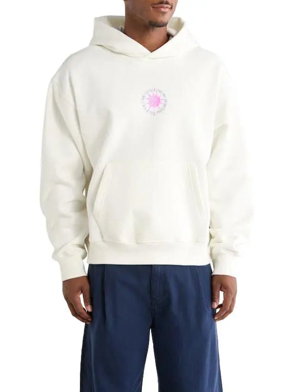 VANS Graphic Print Hoodie - Marshmallow