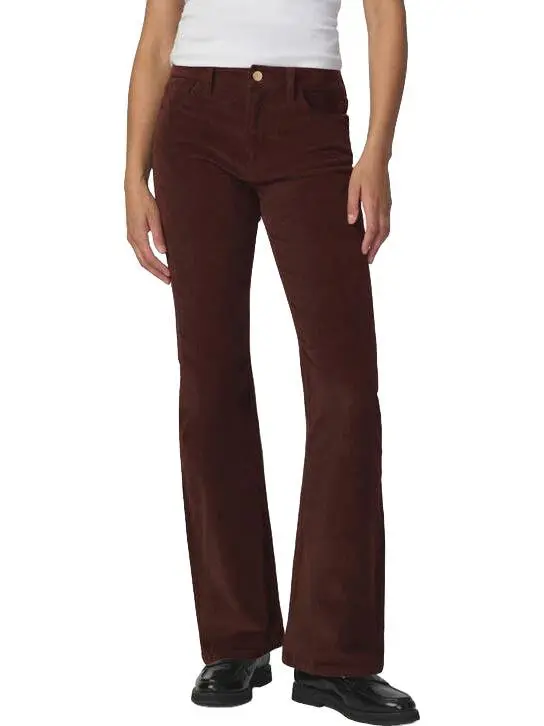 Joe's Jeans Inez High Waist Bootcut Corduroy Jeans - Chocolate