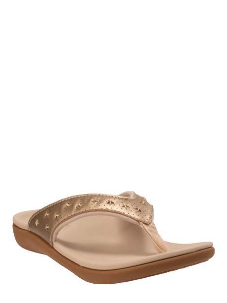 REVITALIGN Yumi Star Flip Flop - Gold
