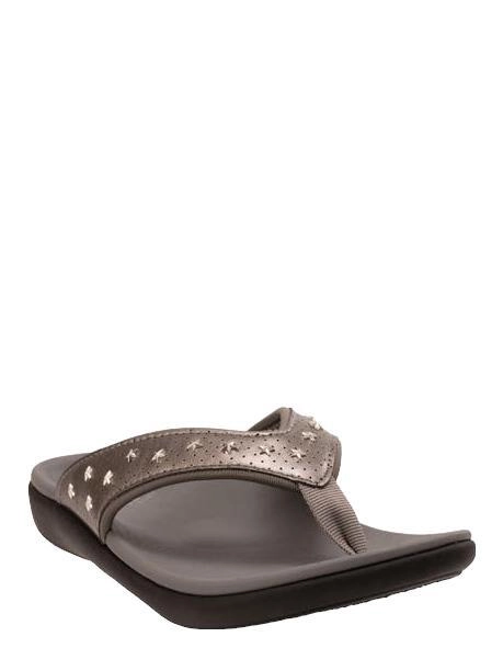 REVITALIGN Yumi Star Flip Flop - Pewter