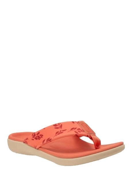 REVITALIGN Dahlia Botanical Orthotic Flip Flop - Crabapple