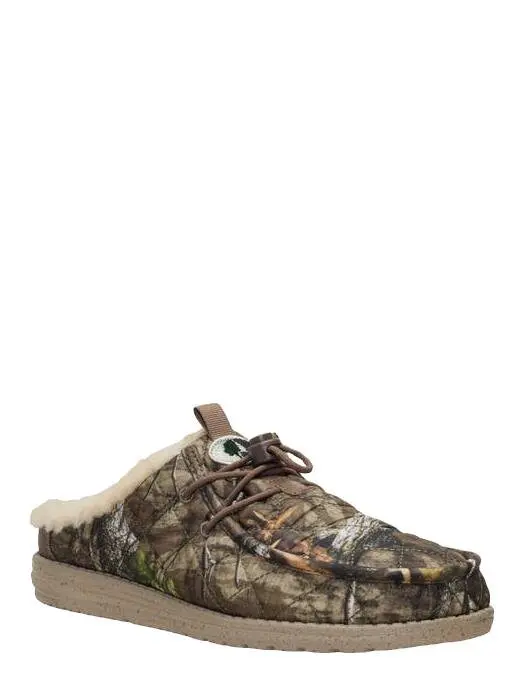 HEY DUDE X Mossy Oak Wally Camp Slip-on Shoe - Camo