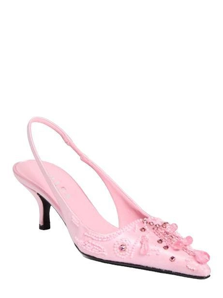 Prada Jewel Runway Slingback Pump - Bocciolo