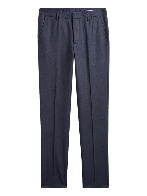 Bonobos Jetsetter Italian Wool Houndstooth Dress Pants - Dark Navy Houndstooth