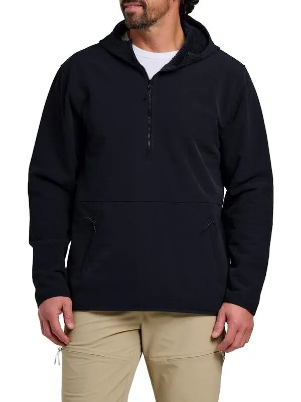 FREE FLY Stretch Fleece Anorak - Black
