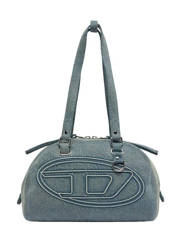 DIESEL® 1dr Dome Soft Shoulder Bag - Denim