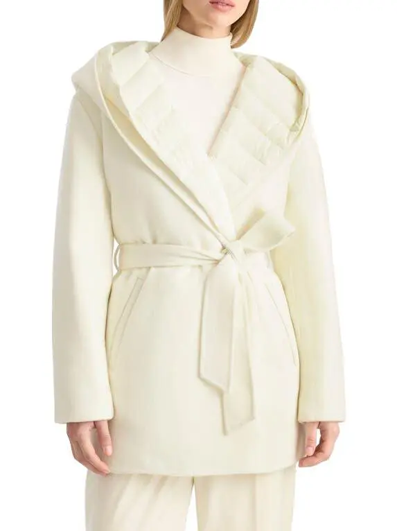 Mackage Bethany Reversible Hooded Down Coat - Cream