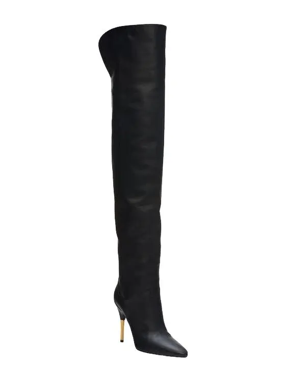 Valentino Garavani Deboot Over The Knee Boot - Black