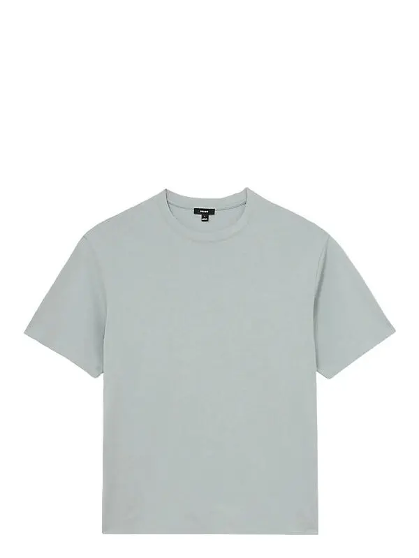 REISS Tate Relaxed-fit Cotton T-shirt - Light Blue