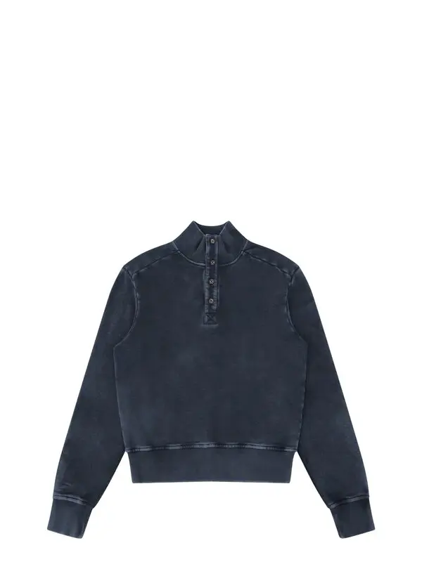 ENTIRE STUDIOS Cotton Sweater With Button Closure - Blu